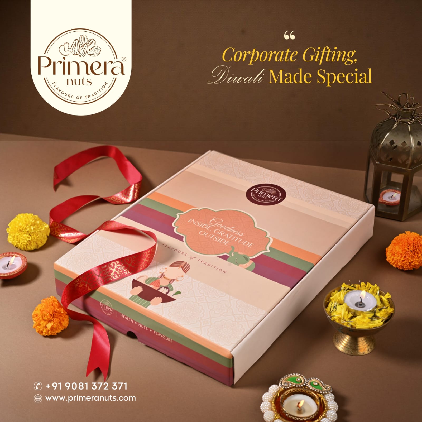 Primera Nuts Gift Box [250g]*4Pack – Primeranuts